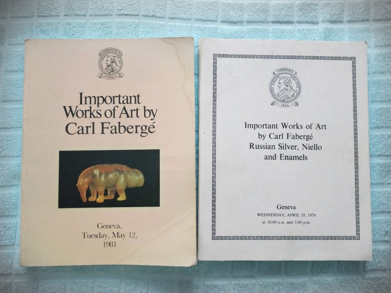 FABERŽE katalozi Important Works of Art by Carl Faberge