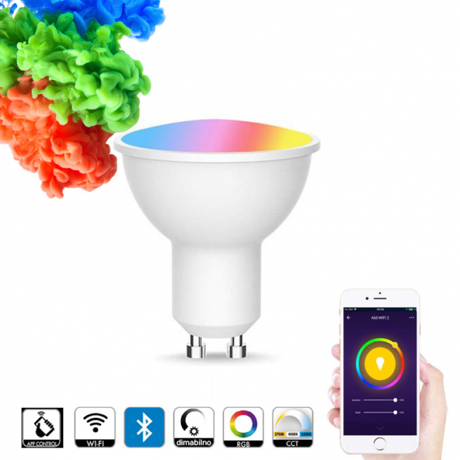 LED SIJALICA S11 GU10 5W RGB/CCT SMART WI-FI