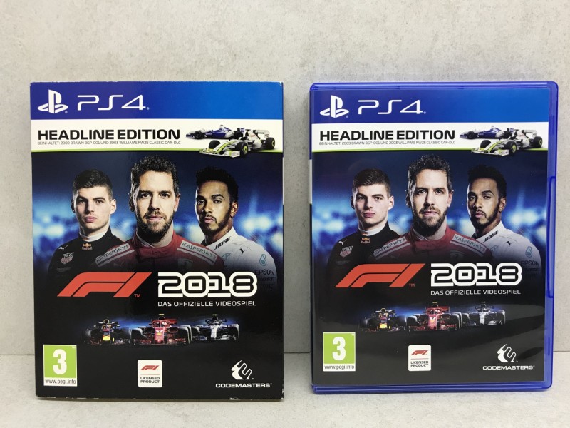 F1 Formula 2018 HEADLINE Edition - PS4 igra