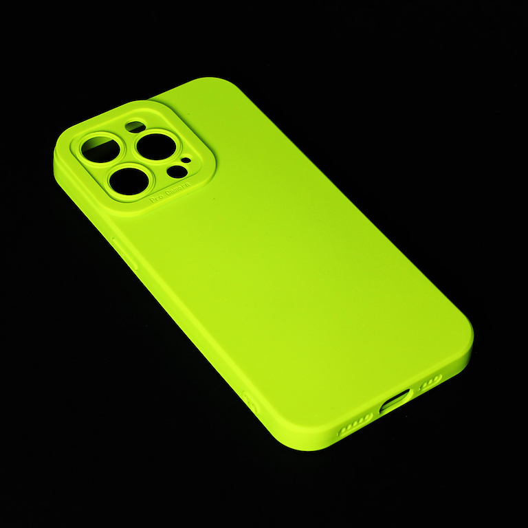 Maska(futrola) Silikon color za Iphone 13 Pro 6.1 svetlo zelena