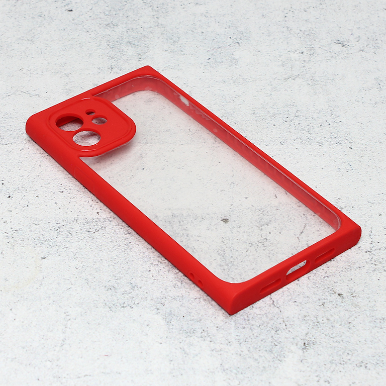 Maska(futrola) Candy Frame za iPhone 12 6.1 crvena