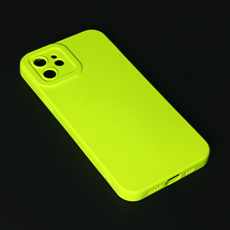 Maska(futrola) Silikon color za Iphone 12 6.1 svetlo zelena