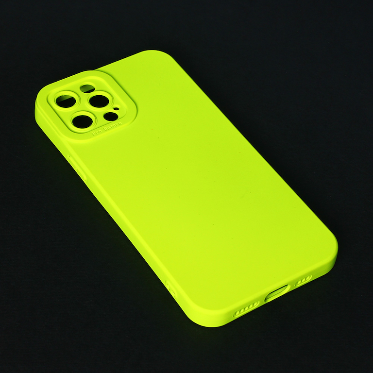 Maska(futrola) Silikon color za Iphone 12 Pro 6.1 svetlo zelena