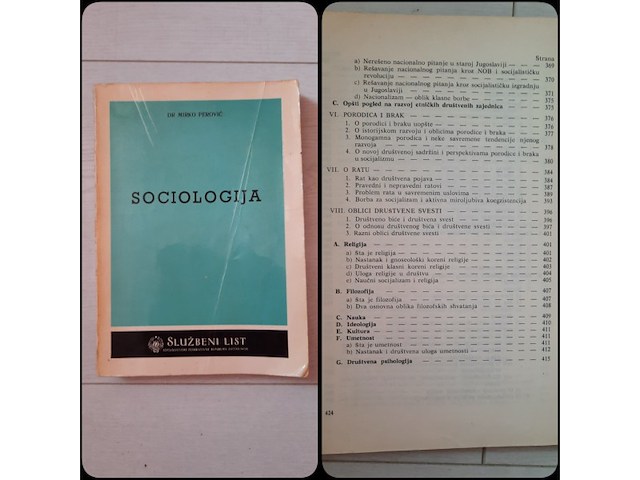 Sociologija republika Jugoslavija 1972 godina