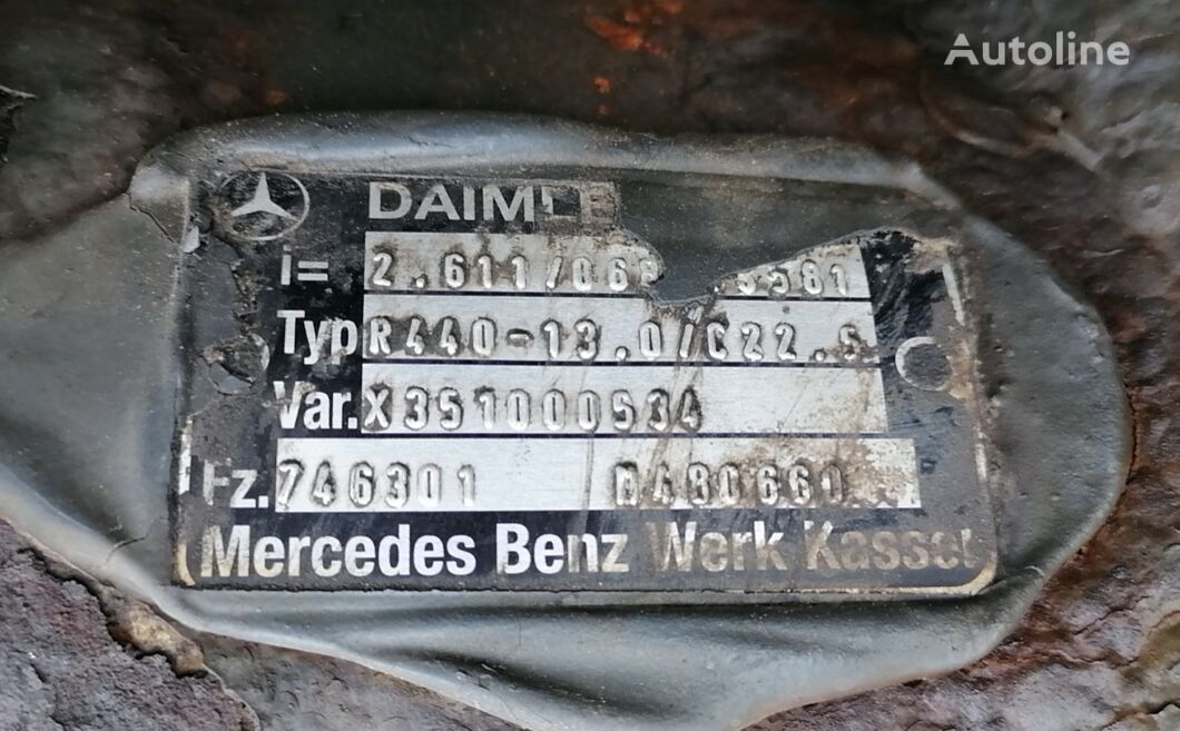 Mercedes-Benz 2.611 R440-13 diferencijal za Mercedes-Benz Actros Mp4 kamiona