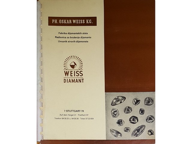 Katalog Dijamanatskog Alata `OSKAR WEISS` Germany