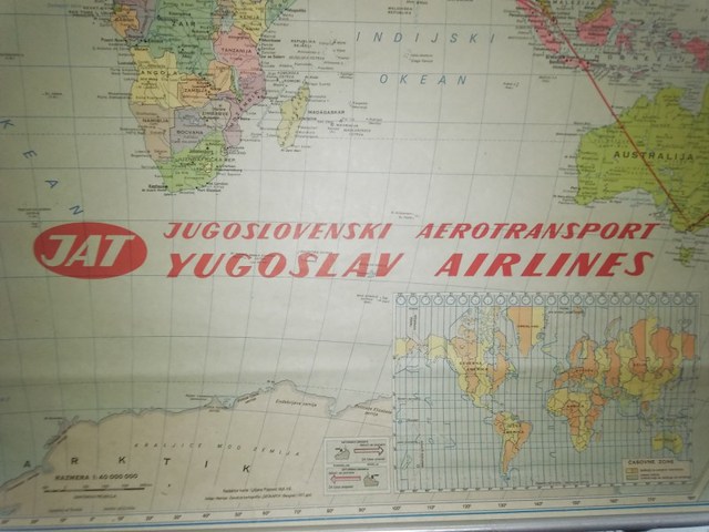 Karta Jugoslovenskog Aerotransporta