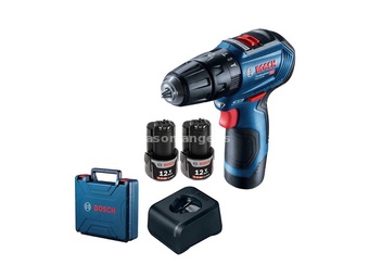 Akumulatorska vibraciona bušilica - odvrtač GSB 12V-30 2x2,0Ah (06019G9100) BOSCH