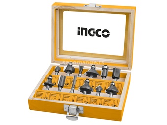 INGCO 12-delni set glodala (6mm) AKRT1201