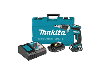 Makita DFS452RYE Aku. odvrtač bez četkica, 2x1.5Ah