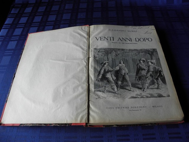 Alessandro Dumas: Venti anni dopo, oko 1920