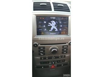 Peugeot 407 Android Multimedija GPS radio navigacija display