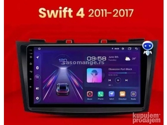Suzuki Swift 4 2011-2017 Android Multimedija GPS Radio
