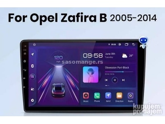 Opel Zafira B Astra H 2005-2014 Android Multimedija GPS