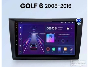 GOLF 6 2008-2016 Android Multimedija GPS Radio
