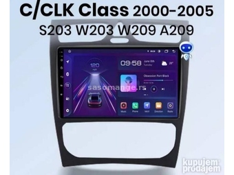 Mercedes C Klasa CLK S203 W203 W209 Android Multimedija gps