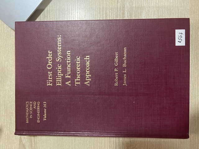 First order eliptic systems
