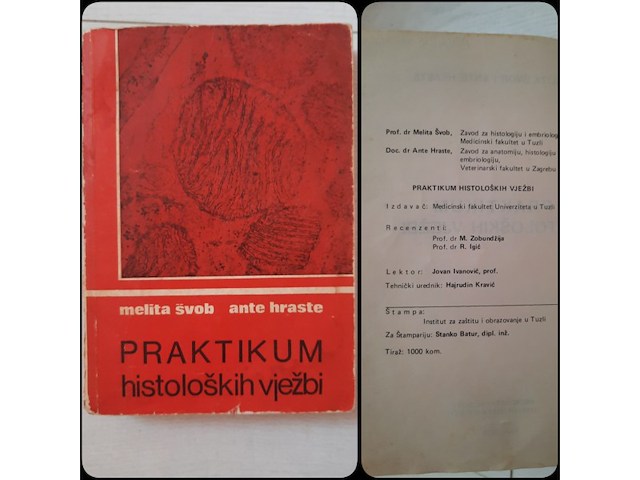 Praktikum histoloških vježbi 1979 god. Tuzla