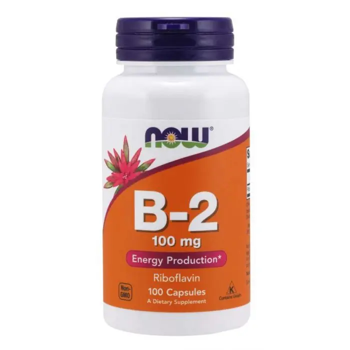 Витамин Б-2 100 мг - NOW Foods