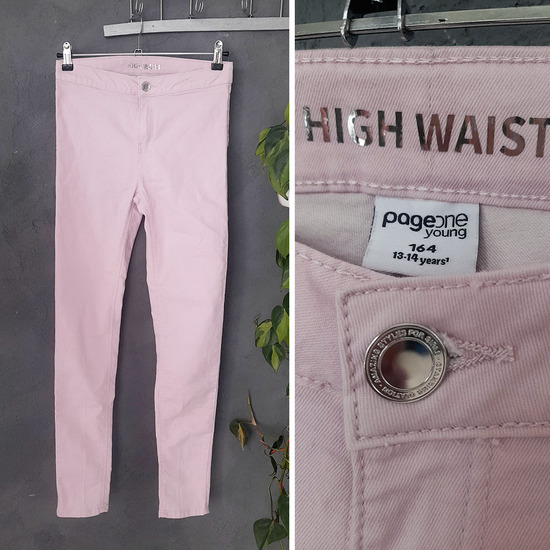 Duboke roze pantalone XS S