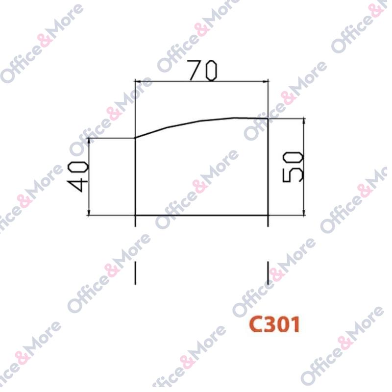 OMF PLOČA C301 70/50/40 ALATEJA