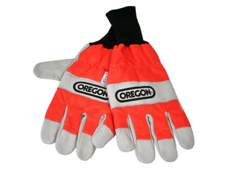Oregon rukavice za rukovanje motornom testerom – crvene ( 023751 )