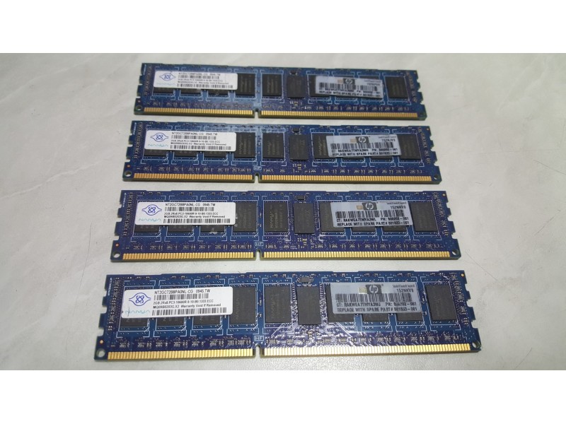 ddr3 serverske 8gb 4x2gb nanya 10600r ispravne