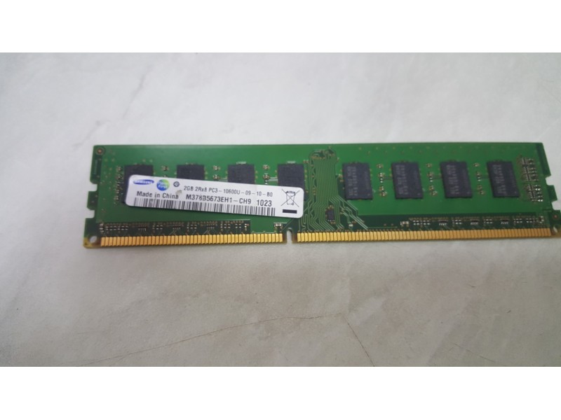 2gb ddr3 ram memorija ispravna 1333mhz samsung