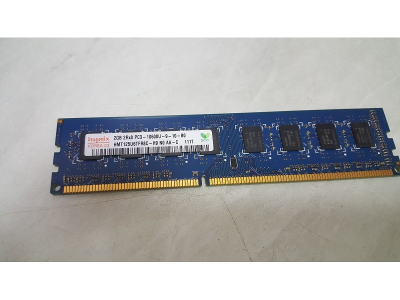 2gb ddr3 ram memorija ispravna 1333mhz hynix