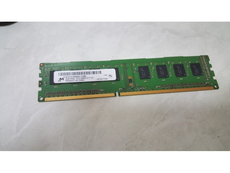 2gb ddr3 ram memorija ispravna 1333mhz micron