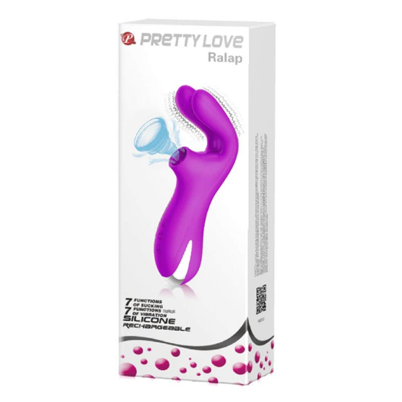 Pretty Love Ralap vibrator sa 7 vibracija i 7 funkcija usisavanja DEBRA01132/ 5812