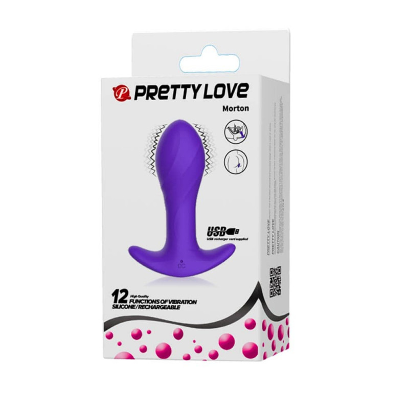 Pretty Love Anal Plug Massager Purple D01244 / 7449