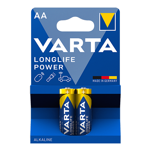 VARTA Alkalne baterije Longlife Power 2 x AA 2/1