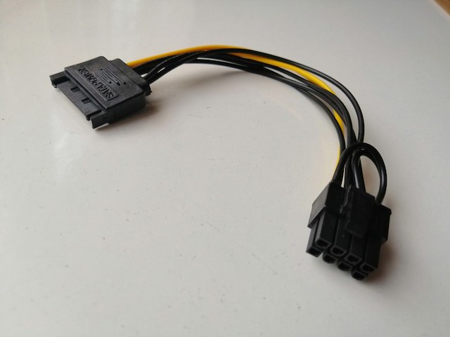 Adatpter SATA na 8 (6+2) pina za grafičke kartice