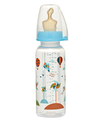 Nip plasticna flasica za bebe Family Boy 250 ml kaucuk 6 meseci +