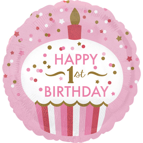 3452975
18″ Foil 1st Birthday Cupcake Girl