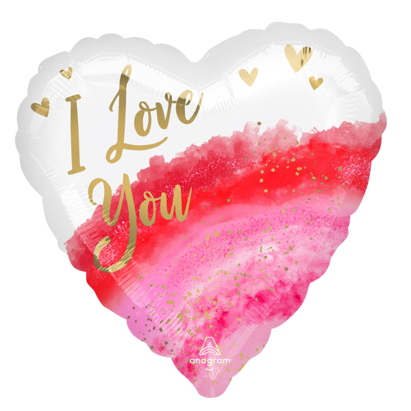 4366075
18″ Foil Geode Watercolor Love