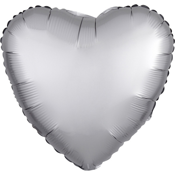 9914126
18″ Foil Silk Lustre Silver Heart