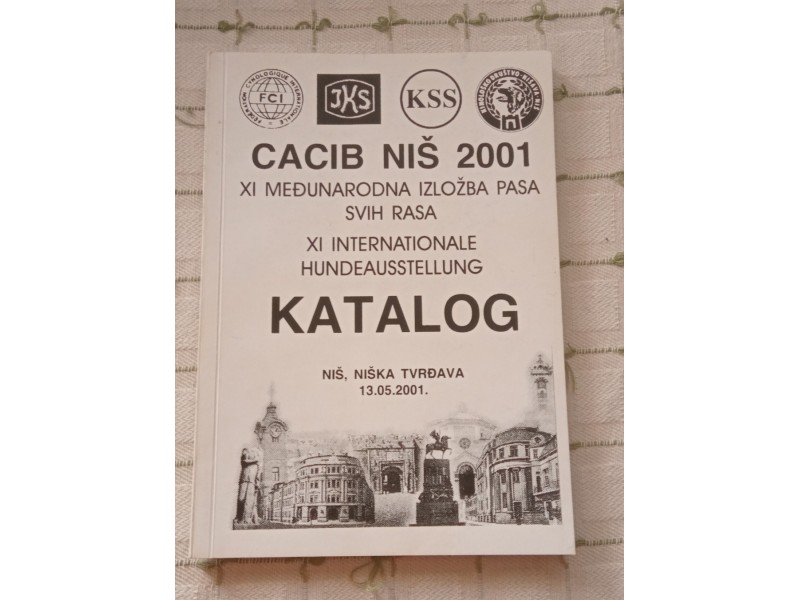 Katalog - Kinološki Savez Srbije - Niš 2001.g