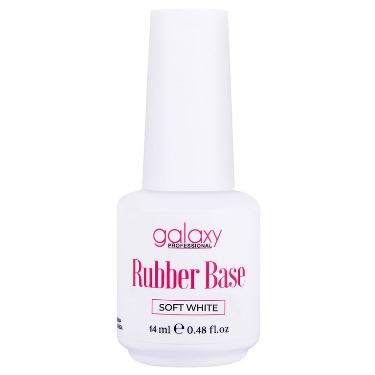 Rubber baza za nokte GALAXY LED/UV Soft White 14ml