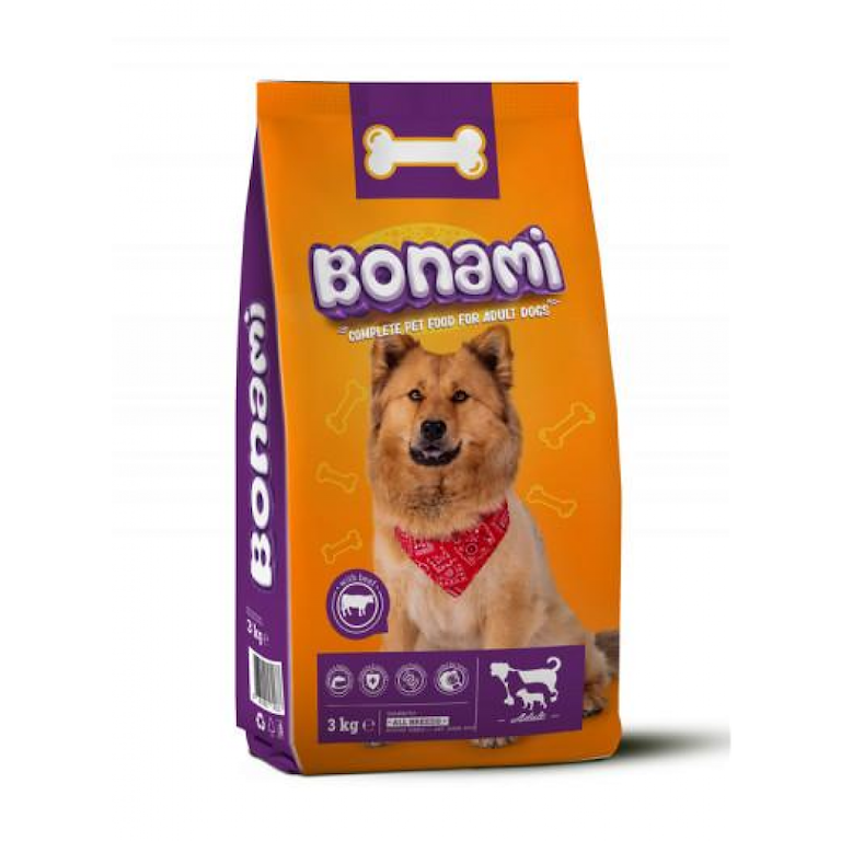 Bonami Briketi za pse Junetina 3kg 070448