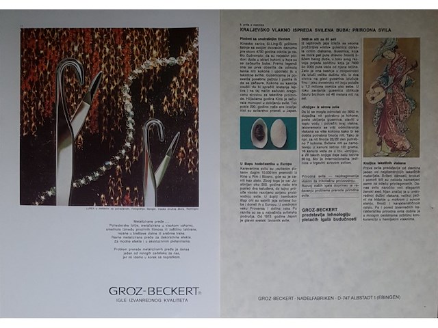 Brošura `GROZ-BECKERT` Germany