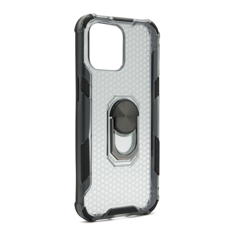 Futrola DEFENDER RING CLEAR za Iphone 13 Pro Max (6.7) crna