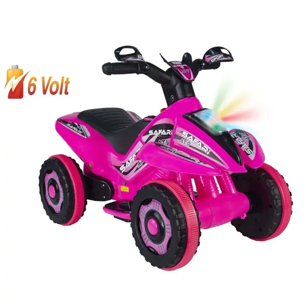 Motor-guralica za decu akumulator 2u1 Safari 6V pink