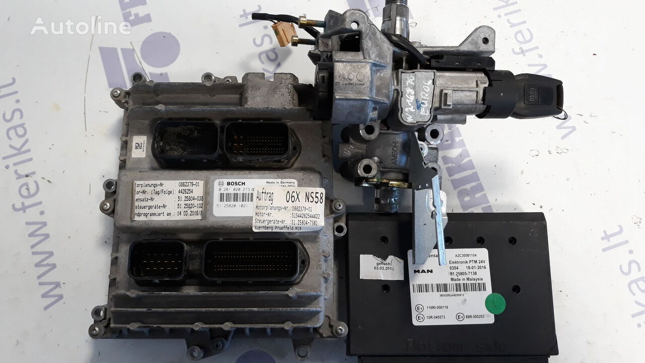 MAN D2676 EURO 6 ECU set , ignition with key upravljačka jedinica za MAN TGX tegljača