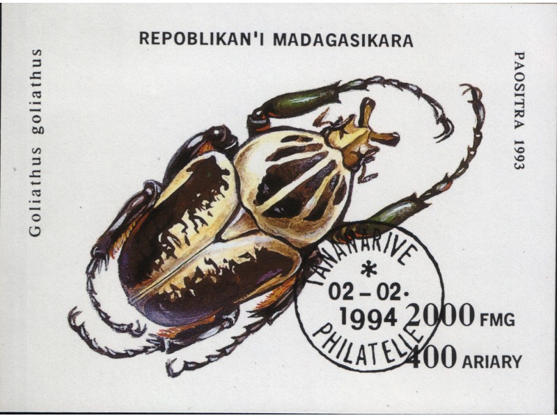 kt516sz 02.feb1994 MadagaskarR MiBl254 -FDS-