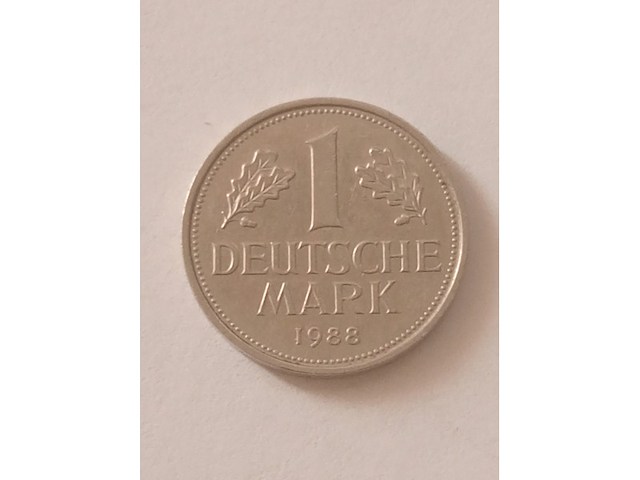 1 Marka 1988.g - G - Nemačka - LEPA Kovanica
