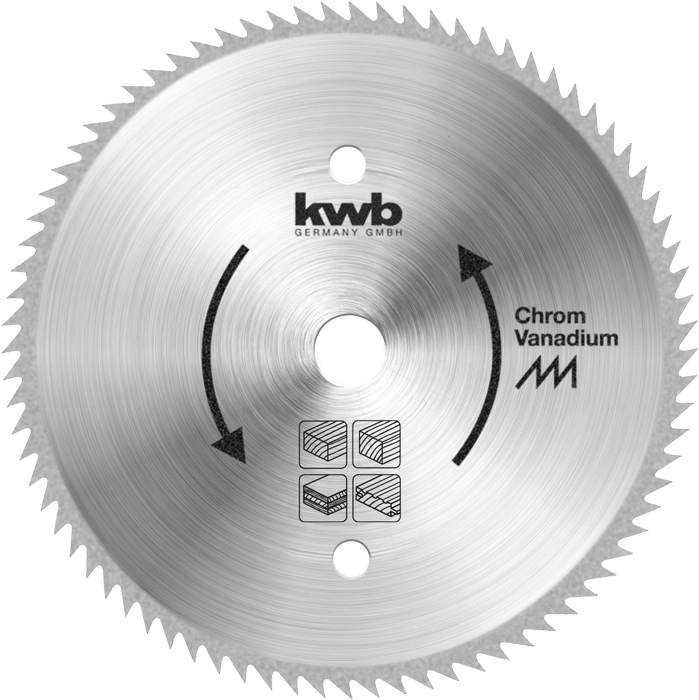 KWB 49587111 Rezni disk za cirkular 200x16 72Z, CrV, za drvo