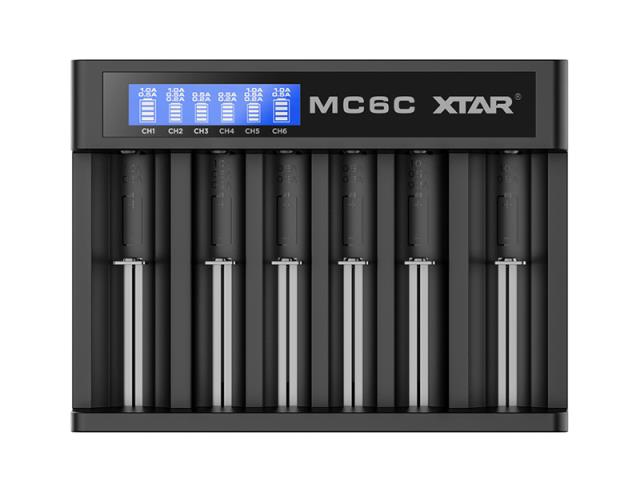 XTAR LCD punjač za Li-Ion baterije MC6
