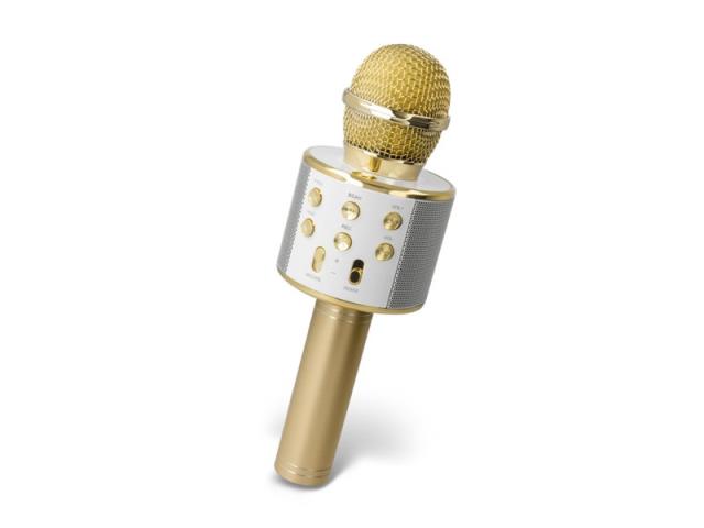 Maxlife mikrofon sa bluetooth zvučnikom MX300, gold